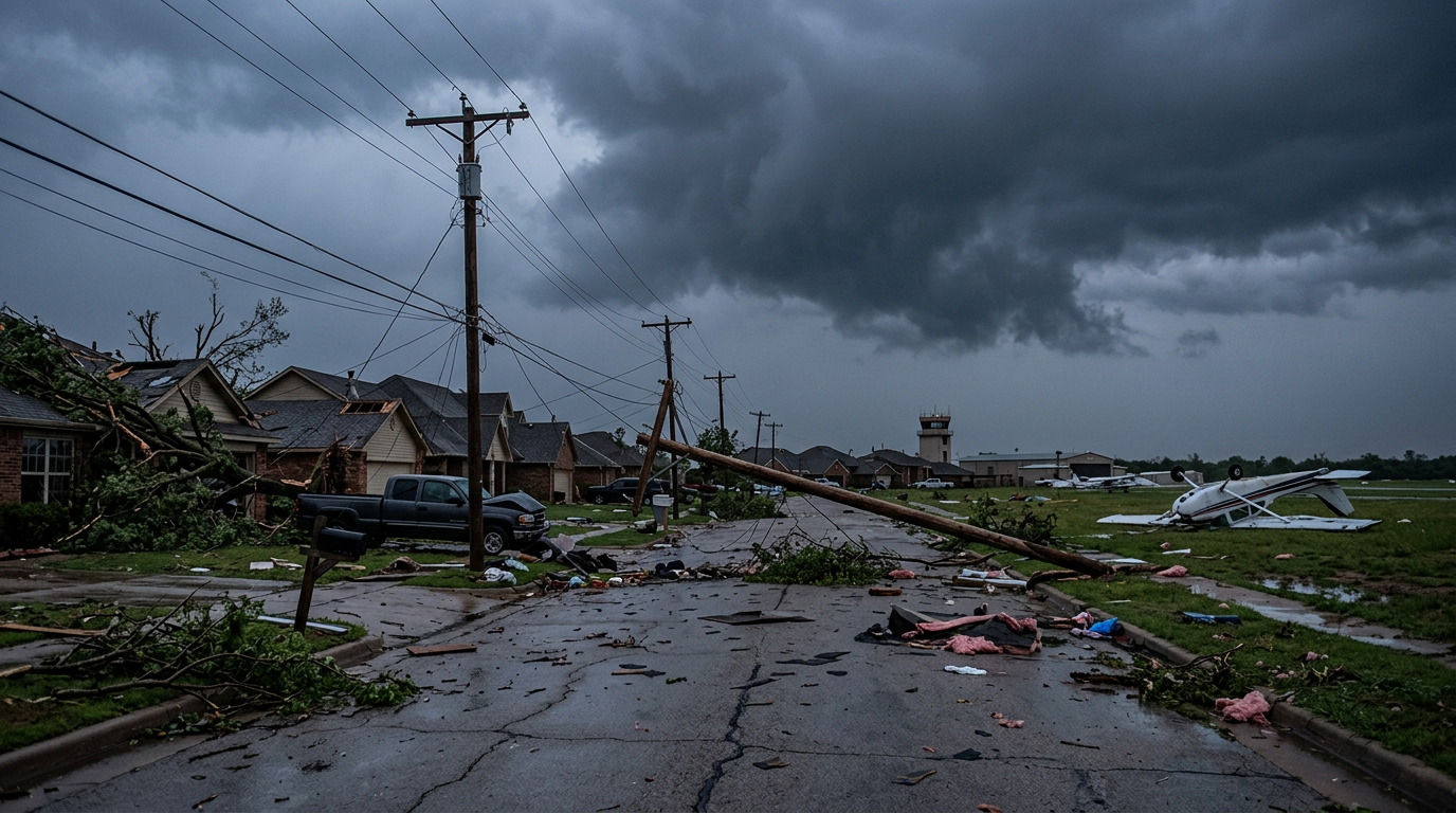 Oklahoma experiences tornado warning, with sirens sounding and alarming ...