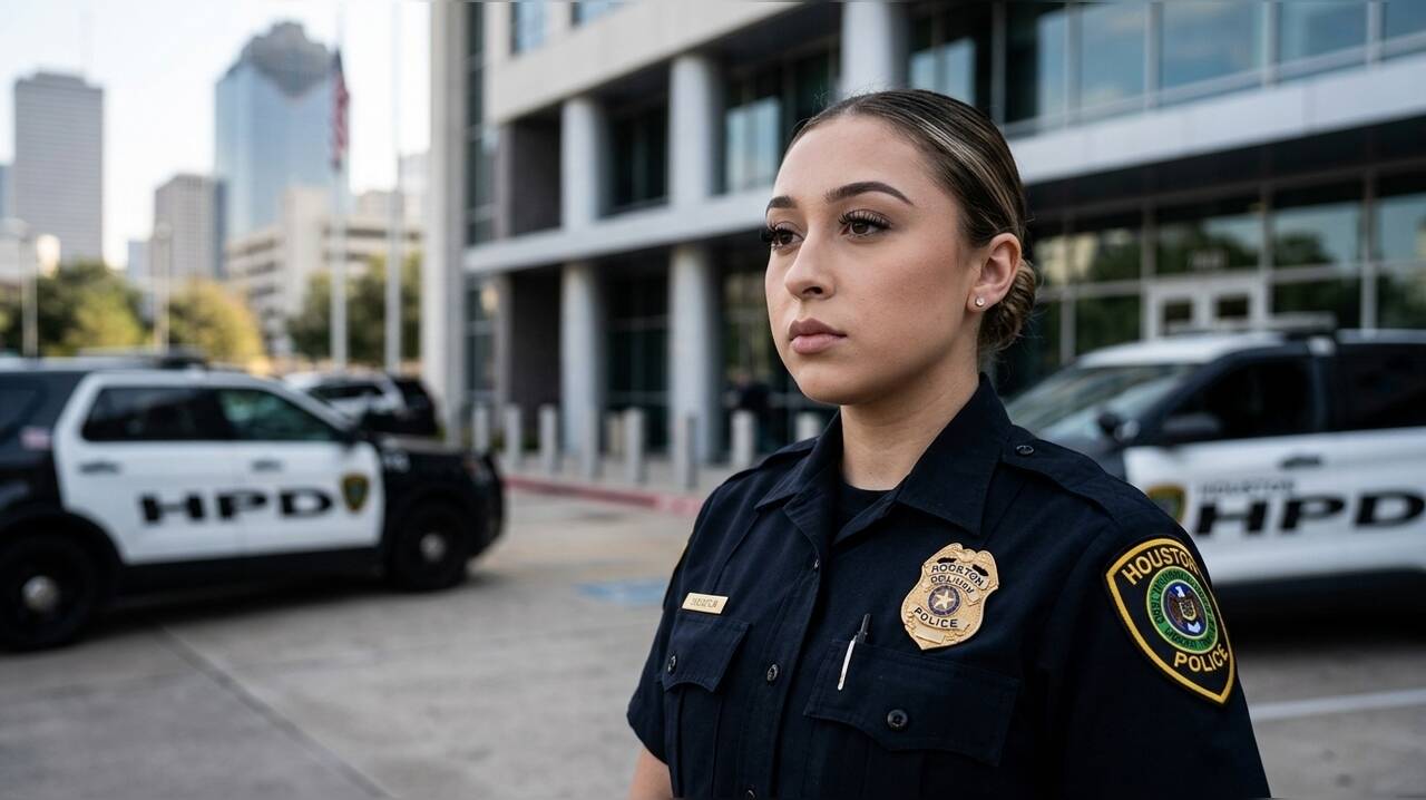 What statements were made by Ashley Gonzalez? Houston police officer ...