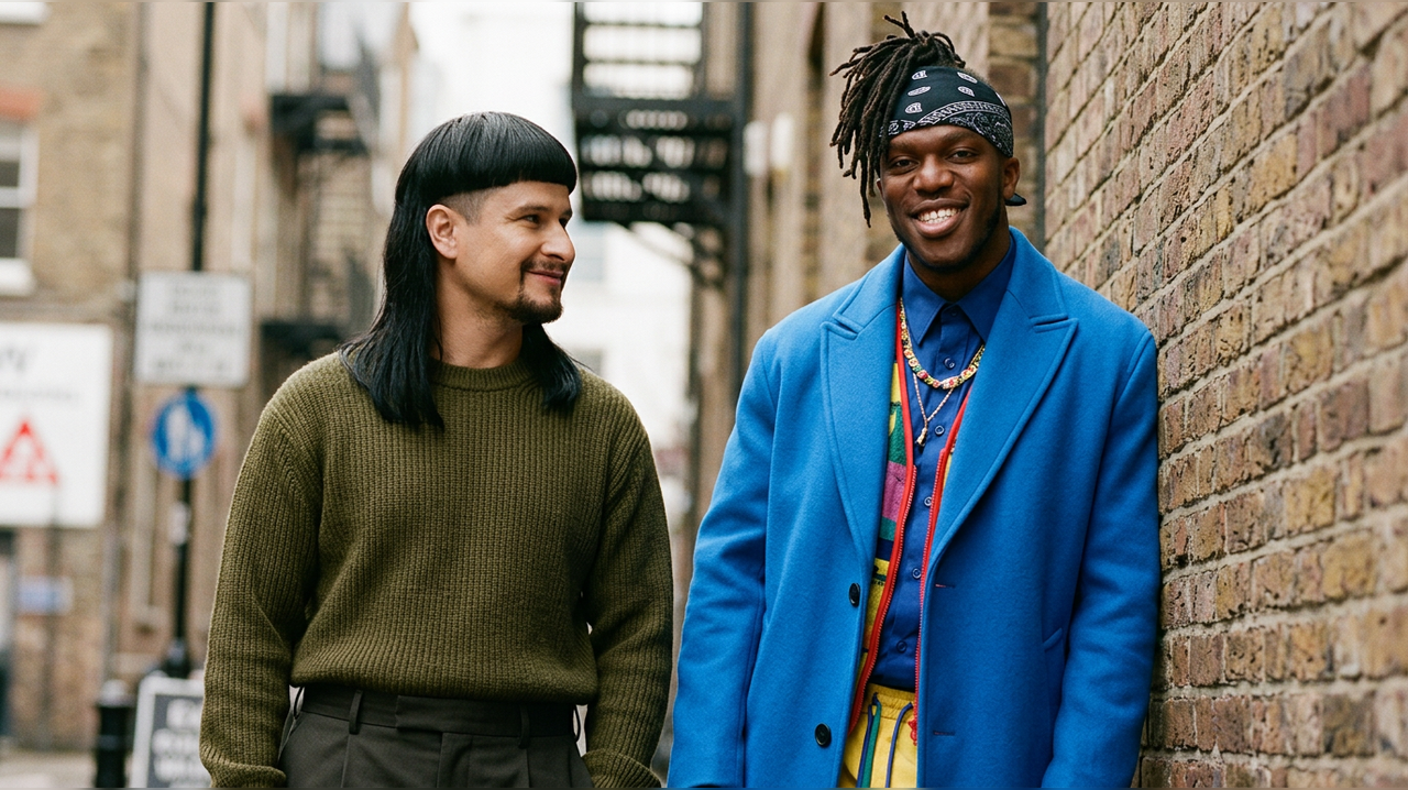 A photo of Oliver Tree with KSI, labeled as ‘the two ugliest guys on ...