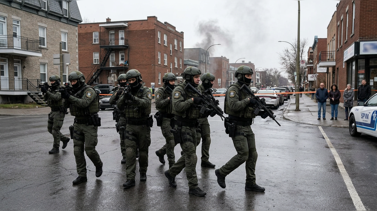 Videos of the Montreal shooting show a suspect dressed in camouflage ...